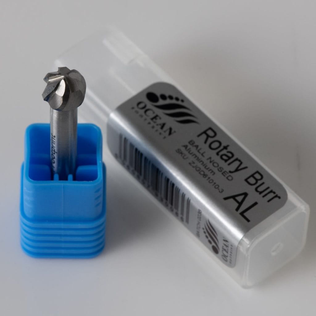 Pro Rotary Burr Tool - Silver Soldered - Ocean Footprint